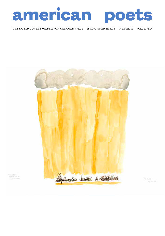 Table of Contents, Spring-Summer 2022 | Academy of American Poets